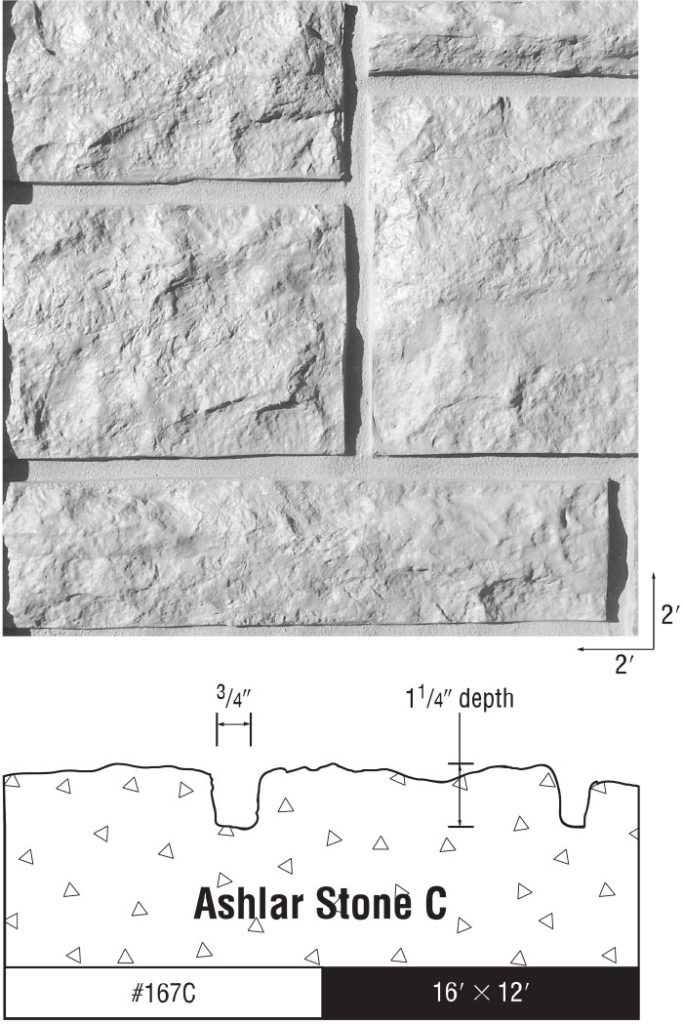 #167C Ashlar Stone C - Scott System