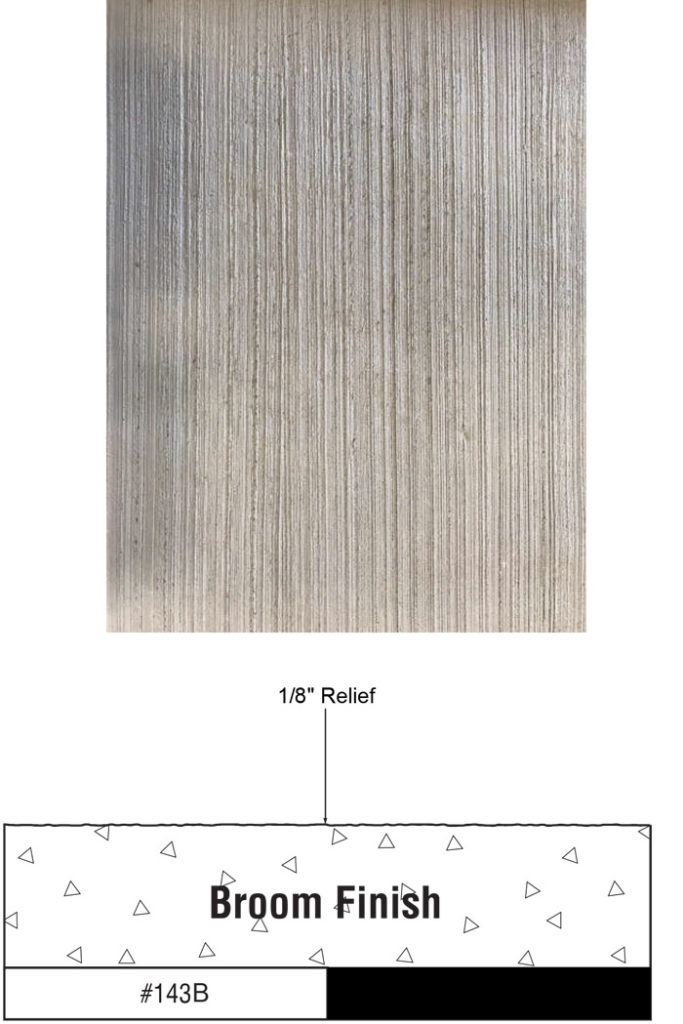 #143B 1/8" Broom Finish - Scott System